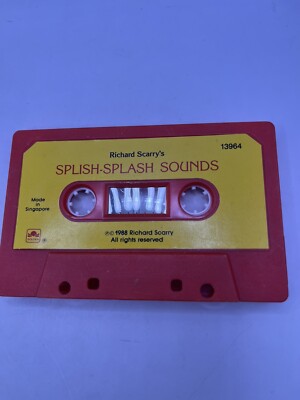 Richard Scary Splash Splash Sounds Cassette Only | eBay