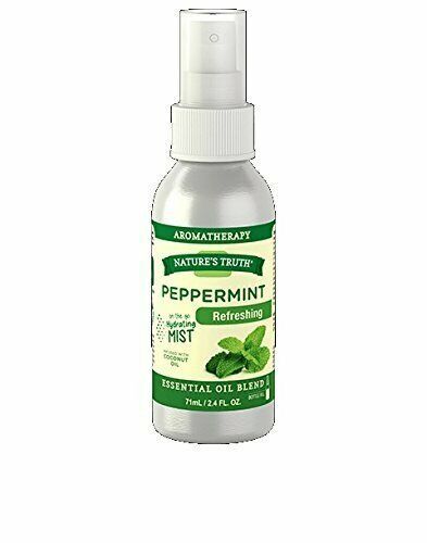 Nature's Truth Peppermint Refreshing Essential Oil Topical Mist 2.4 Oz ...