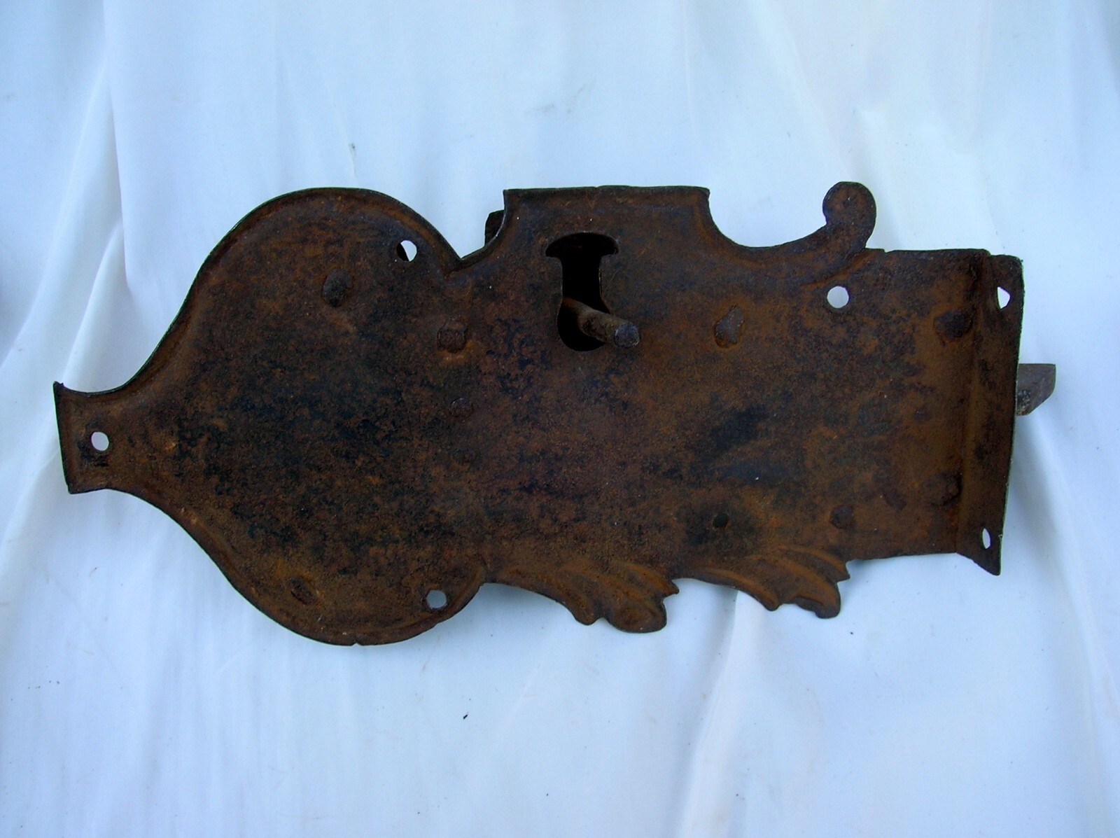 17/18TH C. IRON GATE/DOOR LOCK 10 1/4" X 4 1/2" - BEST OFFER - #7 OF 19 ...