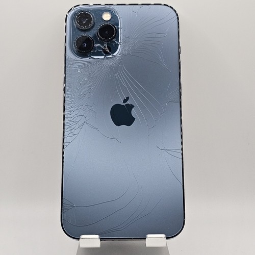 Apple iPhone 12 Pro Max 256GB Blue (Unlocked) *CRACKED BACK* #6914 | eBay
