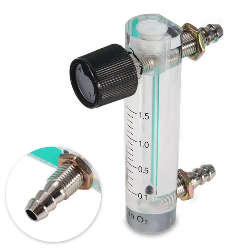 Gas Regulator LZB-6M Flowmeter 0-1.5LPM Flow Meter with Control for ...