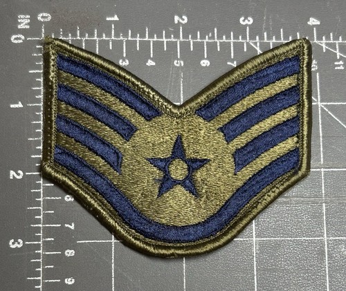 United States Air Force USAF Staff Sergeant SSgt E-5 E5 Rank Chevron ...