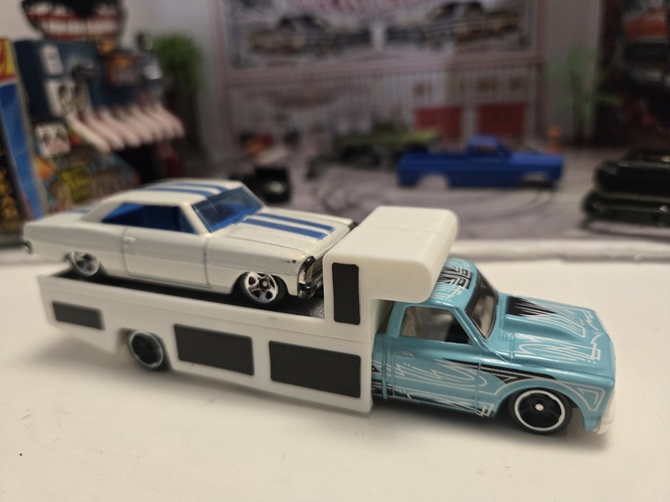67 C10 HAULER , Hot Wheels, Conversion. Truck Included Fully Assembled ...