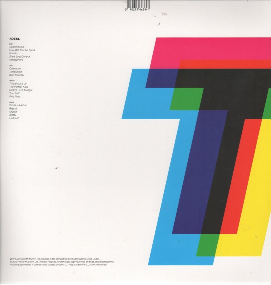 Joy Division and New Order Total: From Joy Divison To New Order double ...