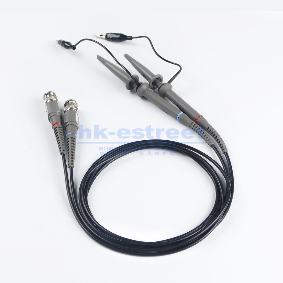 2x 100MHz Oscilloscope Scope analyzer Clip Probe test leads kit for HP ...