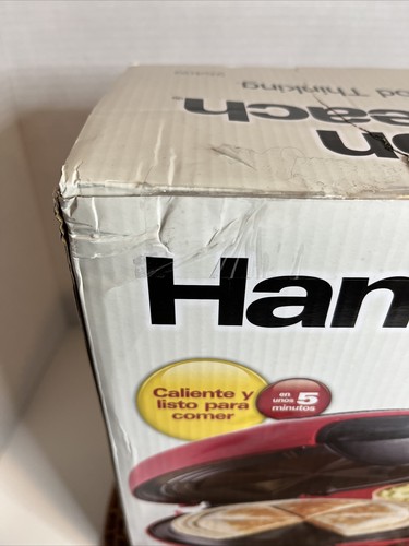 Hamilton Beach Quesadilla Maker Red 25409 Sandwich Toasters ST25 Series ...