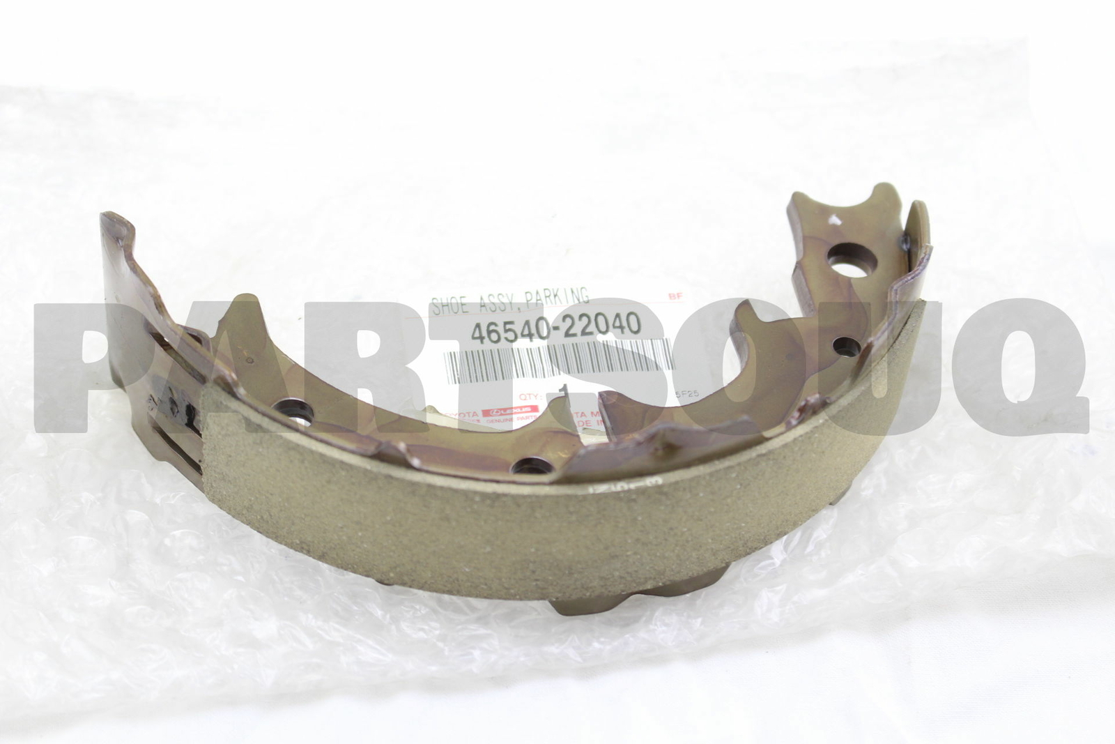 4654022040 Genuine Toyota SHOE ASSY, PARKING BRAKE NO.1, RH/LH 46540 ...