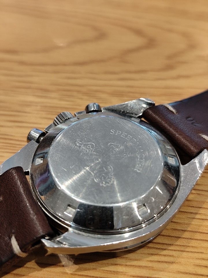 Omega Speedmaster Moon with Tropical Brown Dial & Dot Over 90 Bezel 145 ...