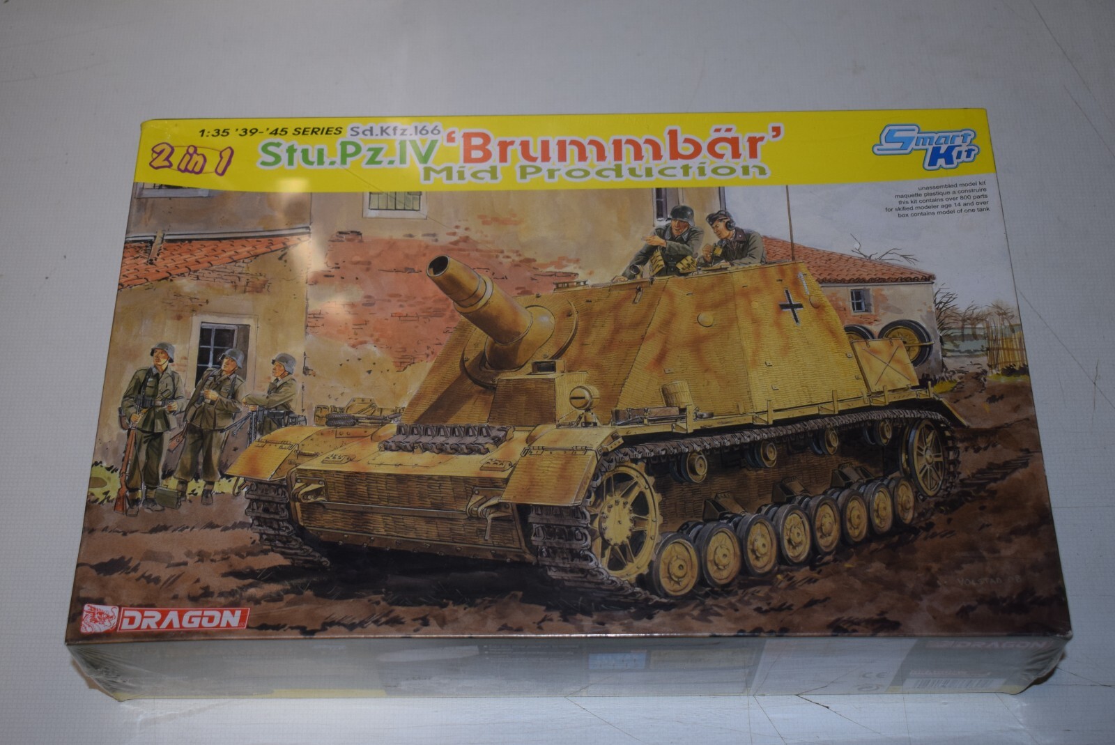 Dragon 6460 Sd.Kfz. 166 Stu.Pz.IV Brummbär mid prod. 1:35 NEU mit OVP ...