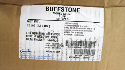 Whip Mix - 330051 - BuffStone Model Stone - ISO Type 3 - 15kg/33lbs | eBay