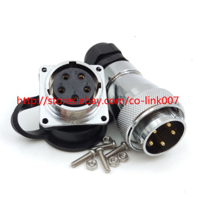 WS28 5pin Solder Connector, Auto Aviation Industrial Connector,5wire ...