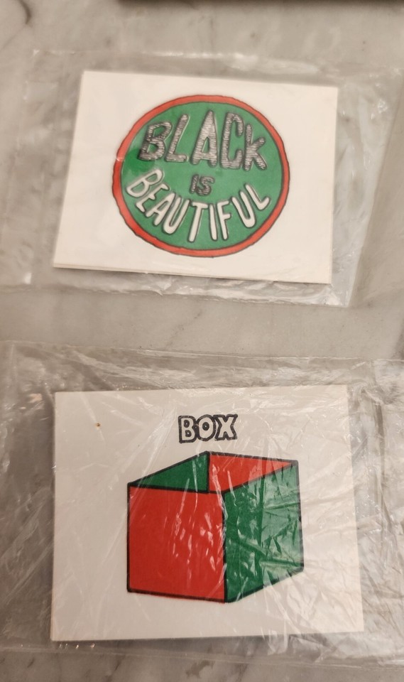 Vtg Lot Temporary Skin Flicks Tattoo Body Decal Peace Sign Black is ...