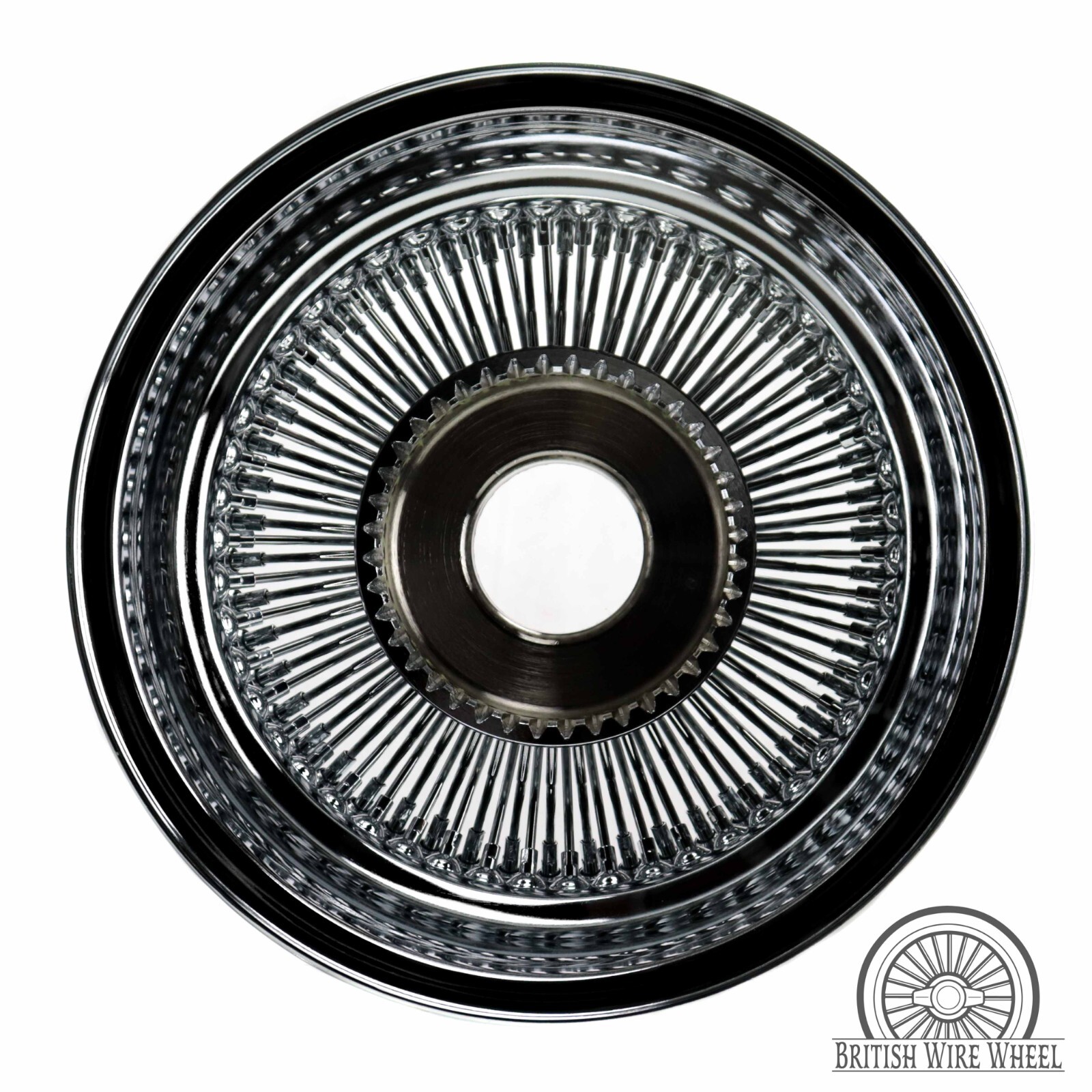 Lowrider Wire Wheels:15 x 7 Standard, 100 Spoke w/ Bullet Spinner Caps ...