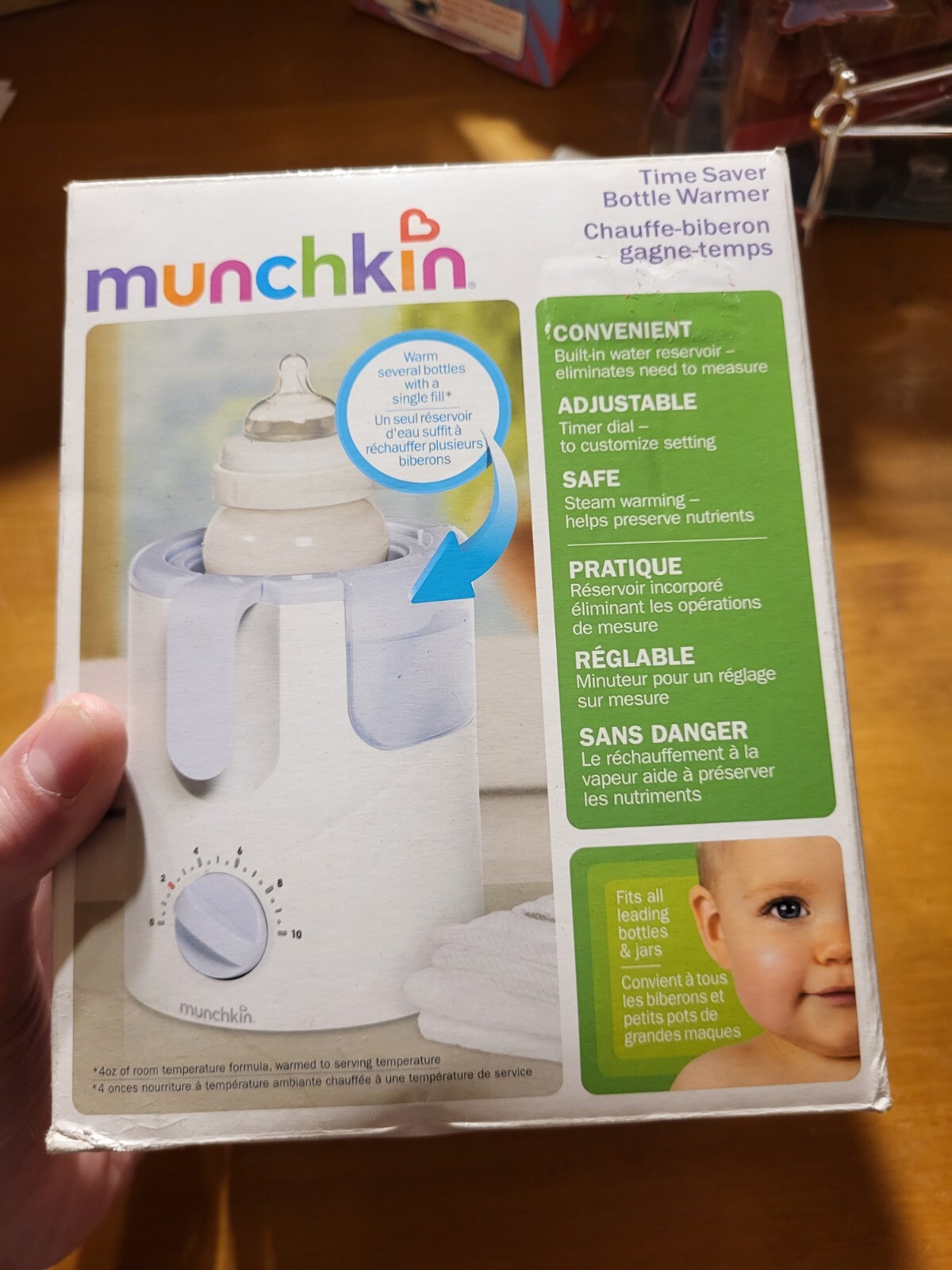 Munchkin Time Saver Bottle Warmer Warm Baby Bottles Fast in 2 Minutes ...