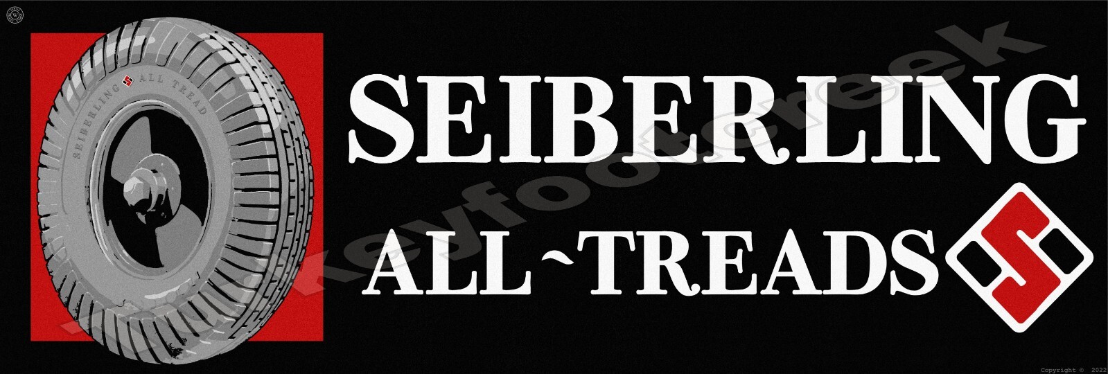 Seiberling All Treads 6" X 18" Metal Sign | eBay