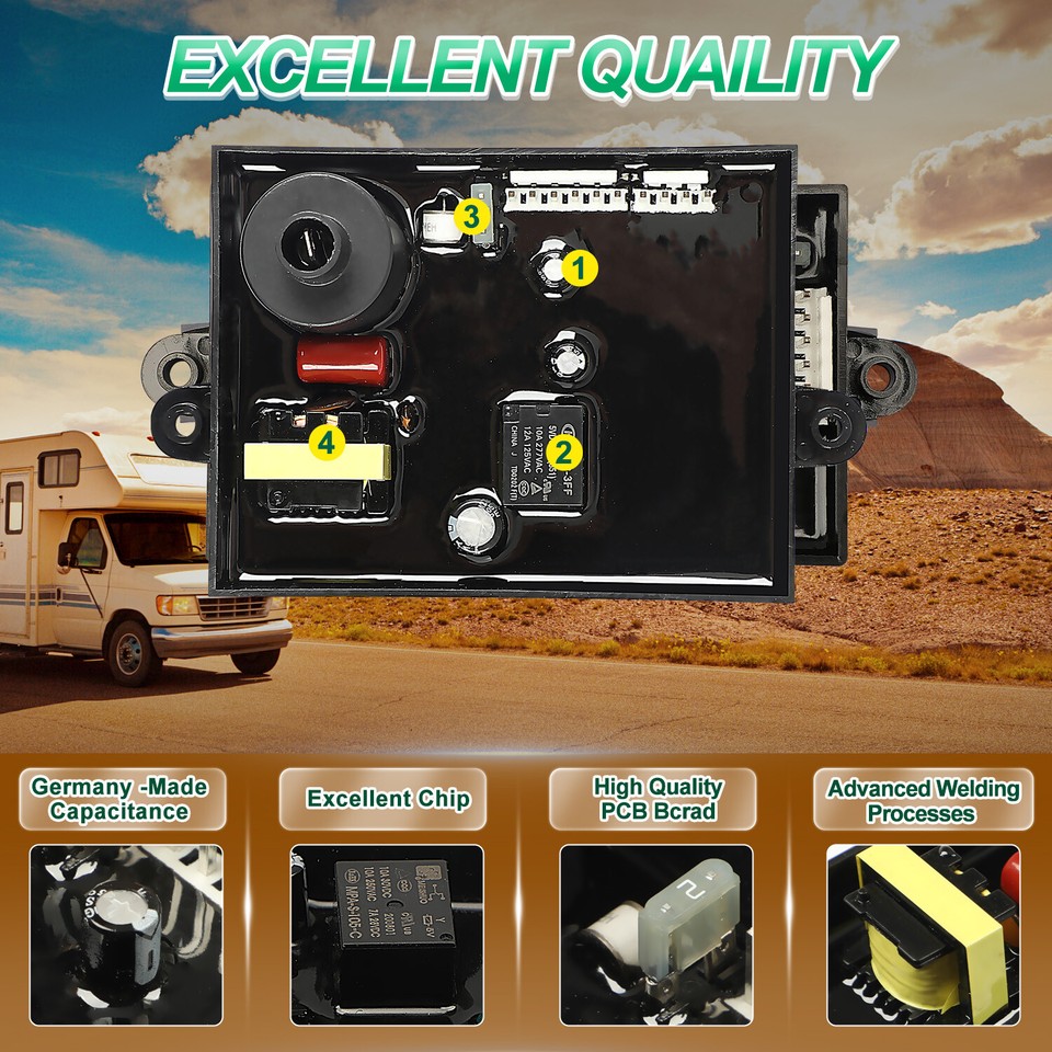 Water Heater Control Circuit Board For Atwood RV Control Fuse Combo ...