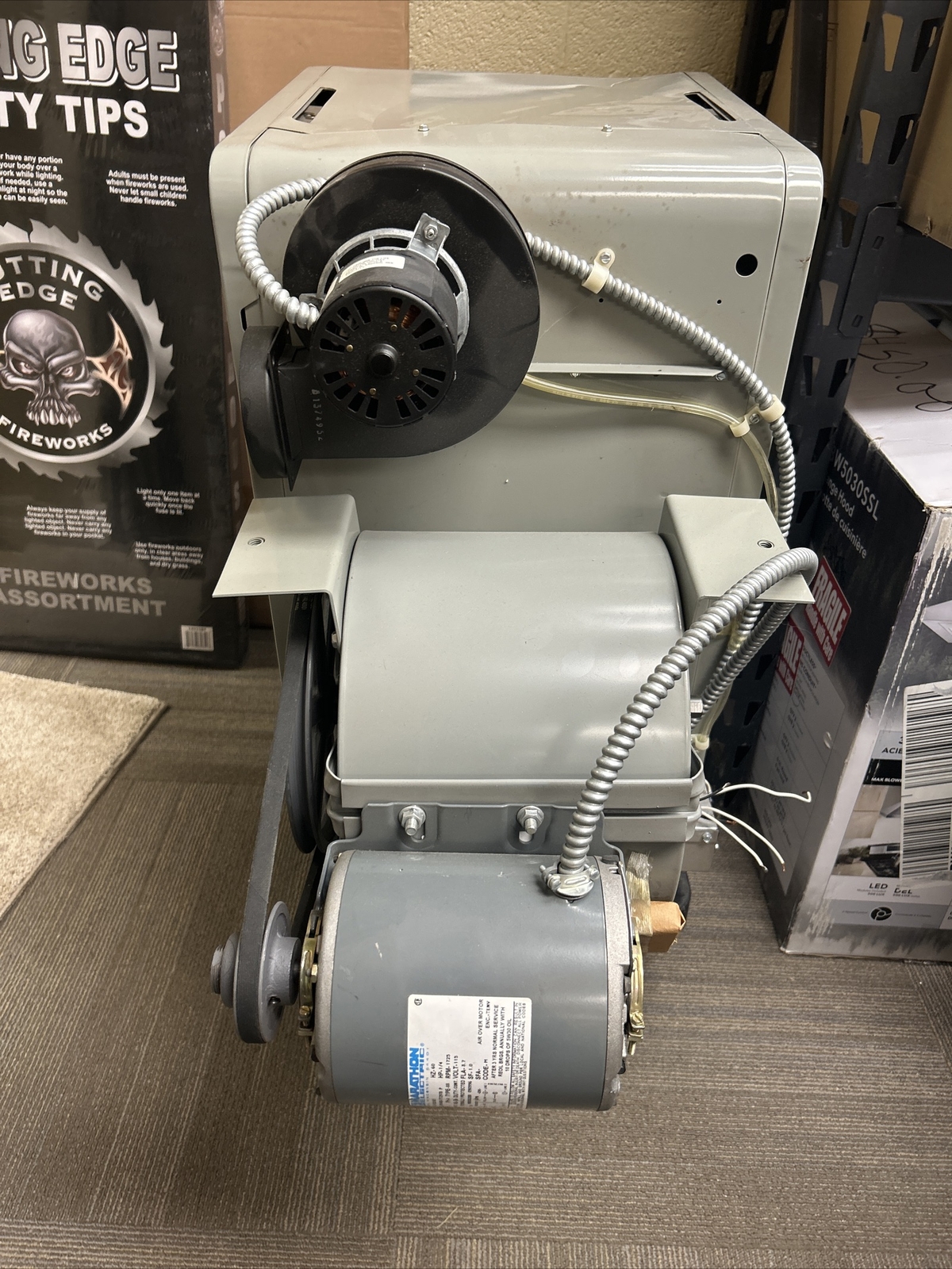 Modine BV50AE0130 Gas Fired Unit Heater Blower w/Power Exhauster 50,000 ...