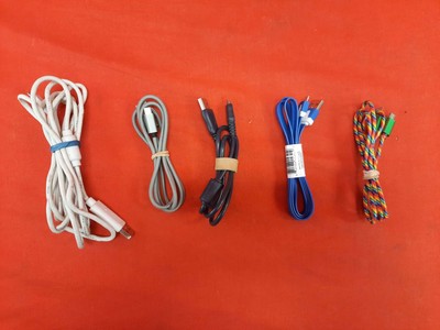 Lot Of 5 Micro USB Cables For PC Tablet Cellphone PlayStation Xbox Good ...