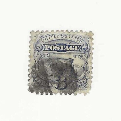 1869 US used 3 cent stamp # 114, Locomotive, ultramarine; CV $ 17.50 | eBay