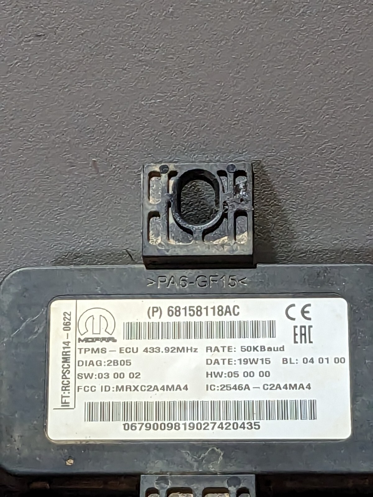 14-21 PROMASTER 2500 3500 TIRE PRESSURE MONITORING MODULE MOPAR ...