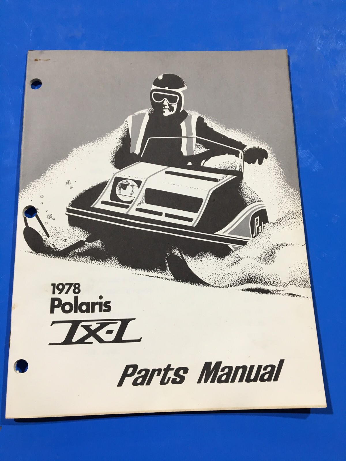 NOS Polaris 1978 TXL 340 Parts Manual Book Vintage Snowmobile Cross ...