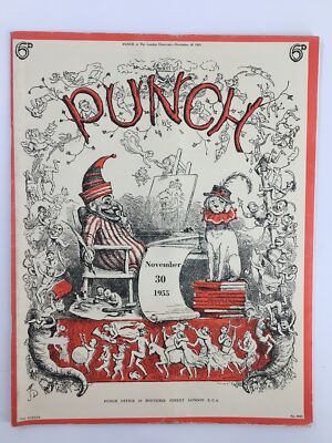VTG Punch November 30 1955 WWII Cartoon & Humour Magazine No Label | eBay
