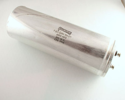 1x 6000uF 300V Radial Large Can Electrolytic Aluminum Capacitor DC ...