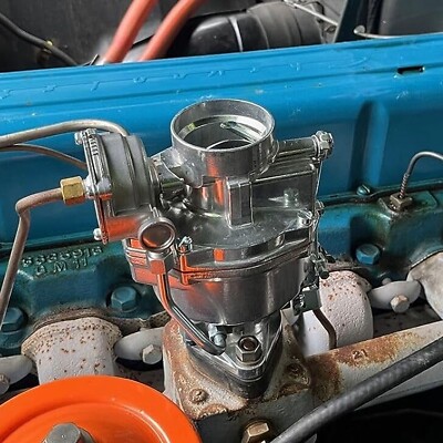 Rochester BC 1 bbl Carb w/ Automatic Choke 235 Ci 6 Cyl Engine 1950 ...