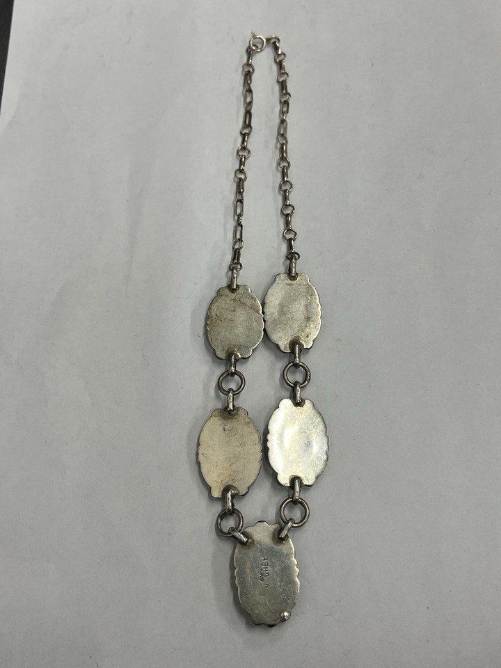 Victor Chee Sterling Silver Navajo Turquoise Necklace | eBay