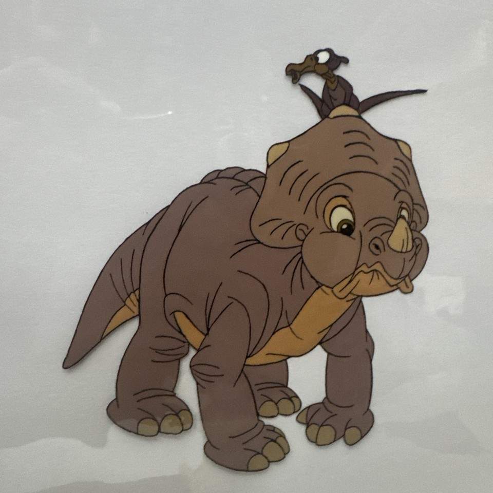 The Land Before Time 1988 Movie Art Animation Production Cel Cera ...