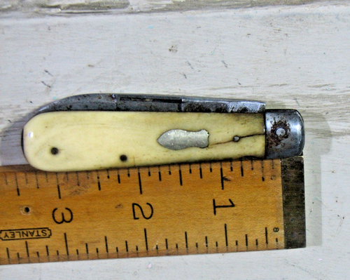Vtg Bone Swan Works Pocket Knife Sold for patrs or repair Germany | eBay