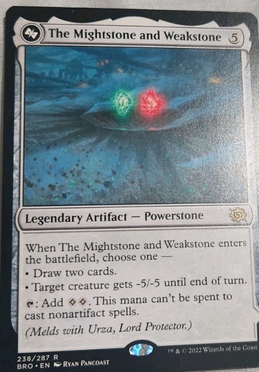 The Mightstone and Weakstone / The Brothers' War *Pack Fresh NM* Magic ...