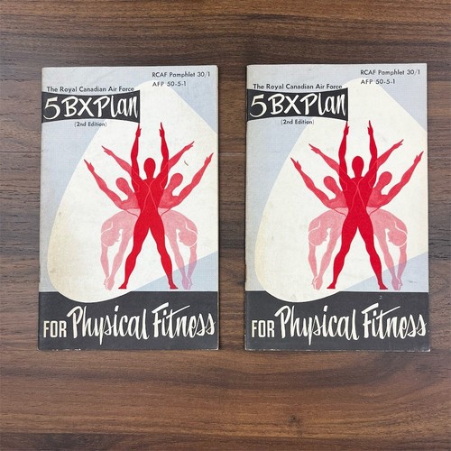 Royal Canadian Air Force RCAF 5BX Physical Fitness Plan Booklet 1962 ...