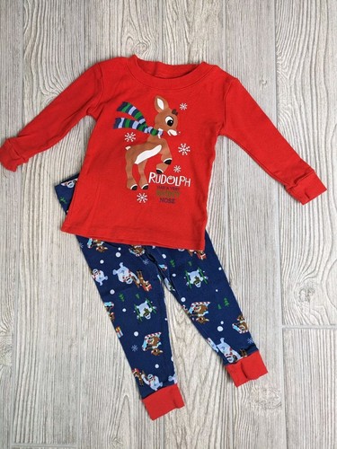 Baby Girl Rudolph The Red-Nosed Reindeer 2 Piece Pajama Set Pj 12 ...