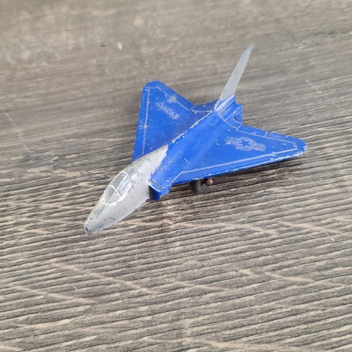 Vintage 1950's Tootsietoy Blue Metal Navy F4D Sky Ray Jet Plane | eBay
