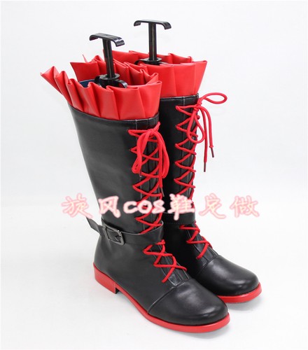 RWBY Crescent Rose Ruby cosplay Shoes Boots Custom Made | eBay