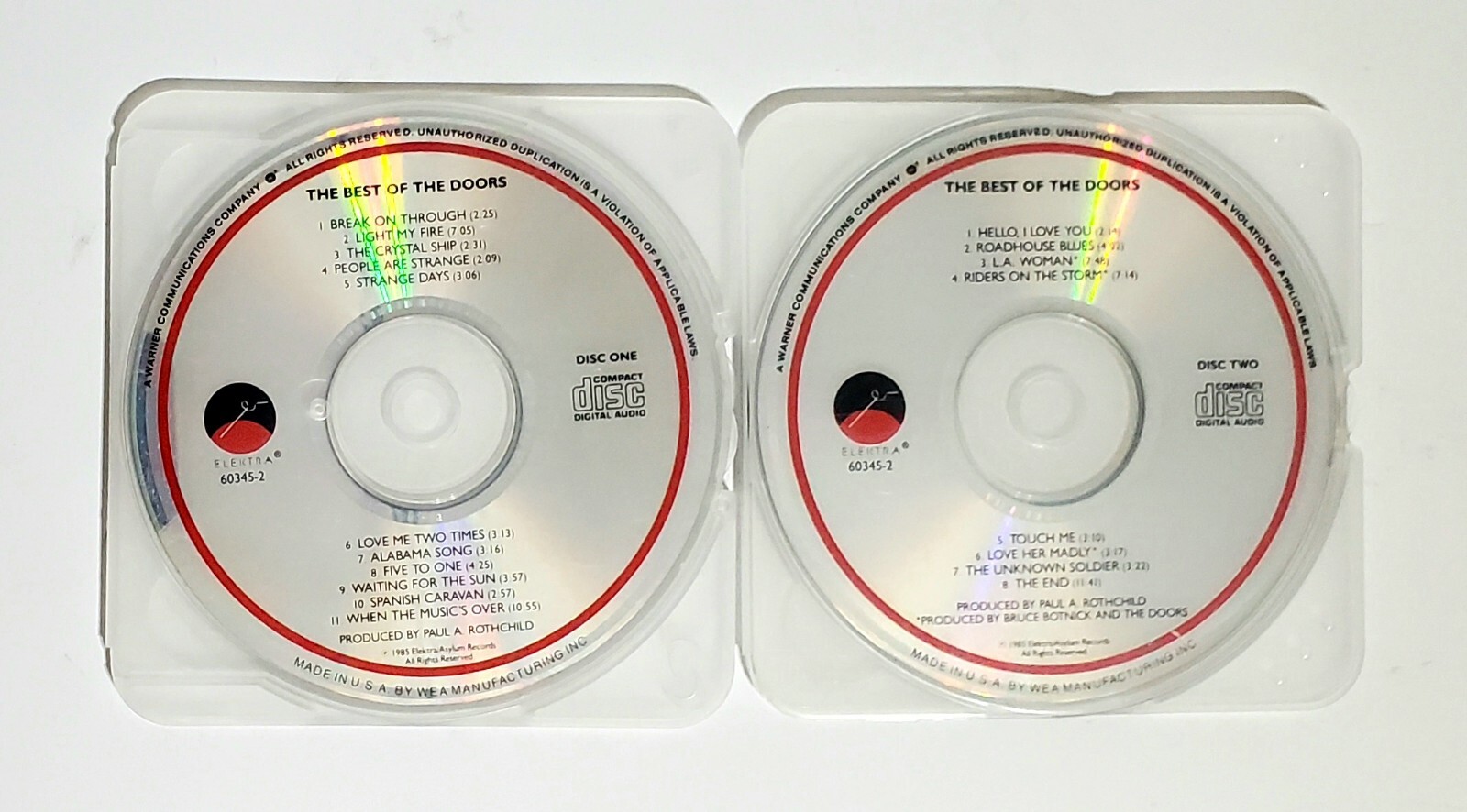 The Doors - The Best of The Doors - 2 CD Set | eBay