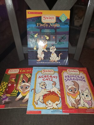 Sagwa The Chinese Siamese Cat Books Coloring Book LOT Rare Princess ...