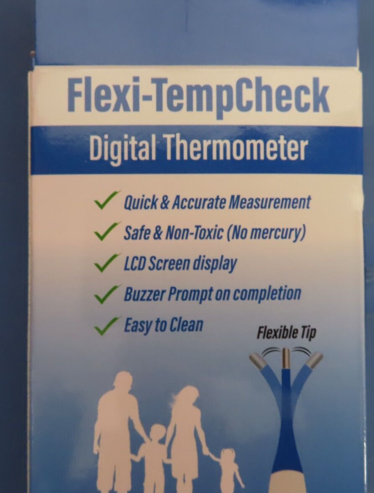 Flexi-TempCheck Digital Thermometer with flexible tip #0-3160 NEW | eBay