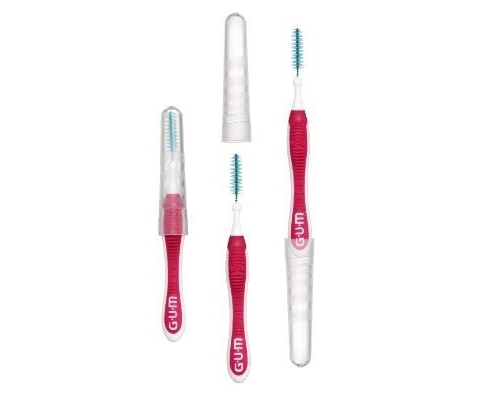 GUM Proxabrush Go-Betweens Cleaners Moderate 10 Count, Interdental ...