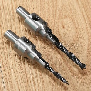 3 Step Pilot Countersink Drill Bits Woodworking Counter Reamer Screw 4 ...