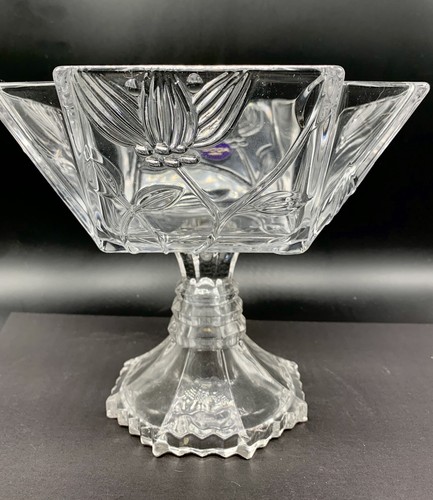 SOGA hand cut crystal composite pedestal bowl Japan | eBay