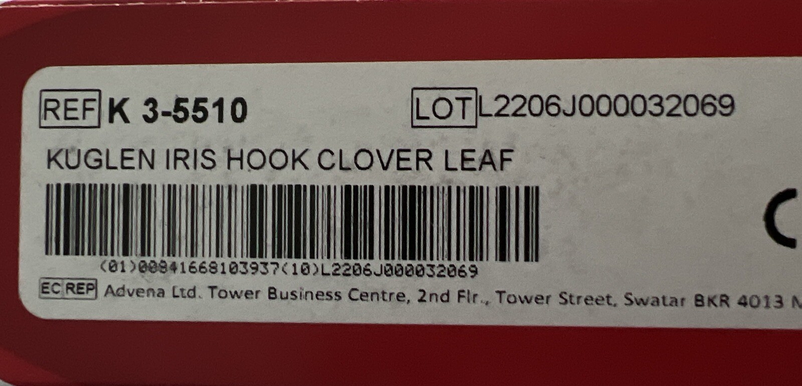 Katena Kuglen Iris Hook - KUGLEN HOOK, CLOVER LEAF TIP - K 3-5510 | eBay