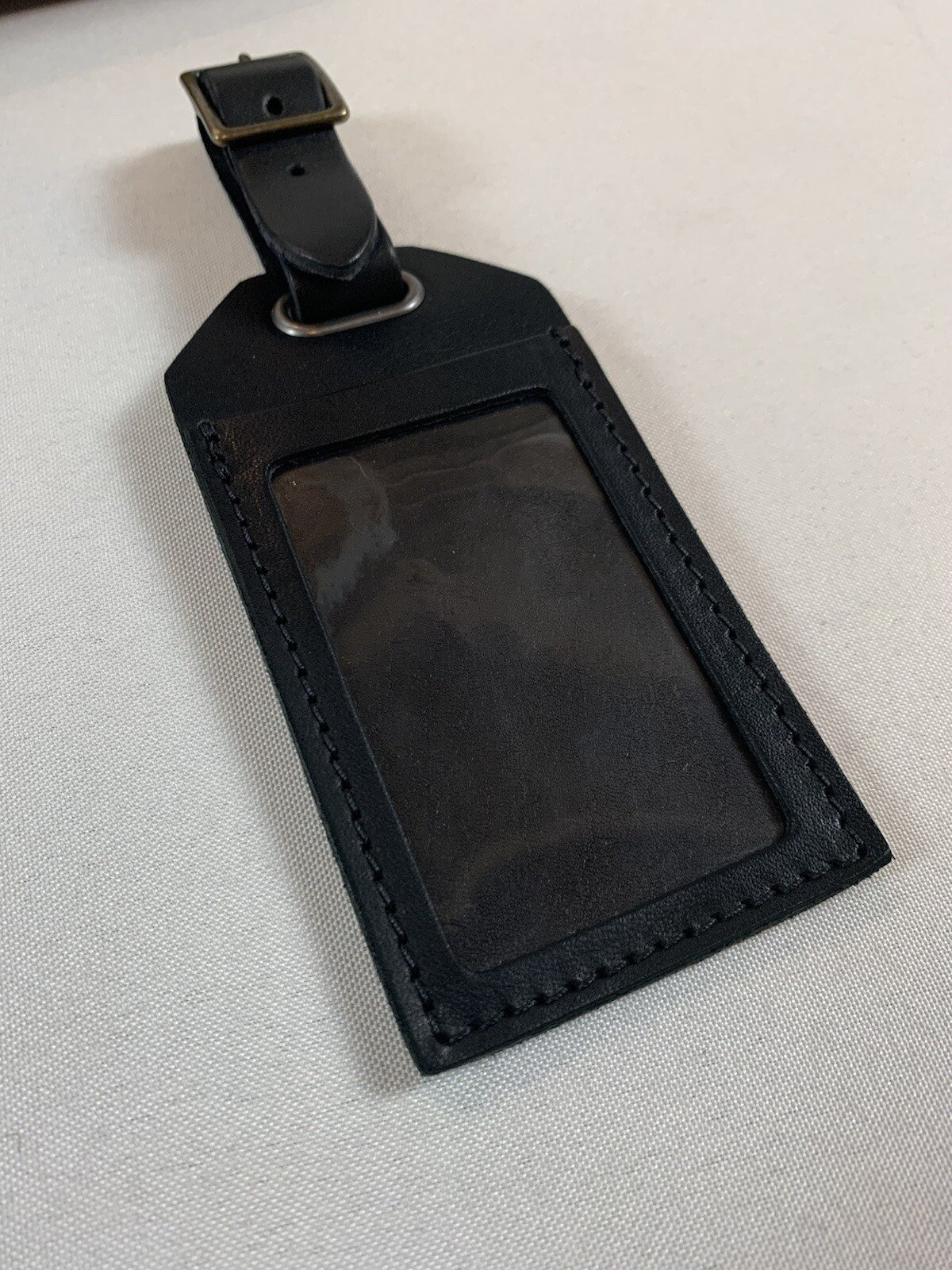 FILSON DAWSON LEATHER LUGGAGE TAG BLACK ONE SIZE NWT SOLD OUT | eBay