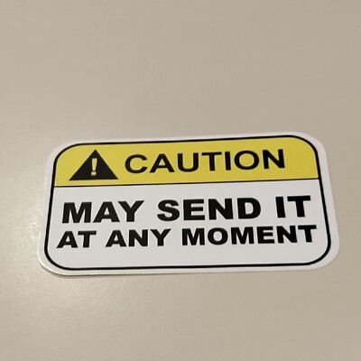 Caution May Send It At Any Moment Vinyl Sticker Funny 4x4 JDM Car 4WD ...