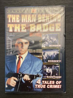 The Man Behind the Badge (DVD, 1953) 4 Tales Of True Crime. BRAND NEW ...