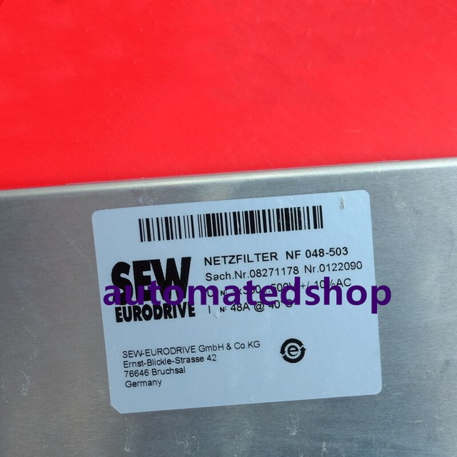 SEW Eurodrive Netzfilter NF 048-503 Fs21226-42-33 Power Line Filter for ...