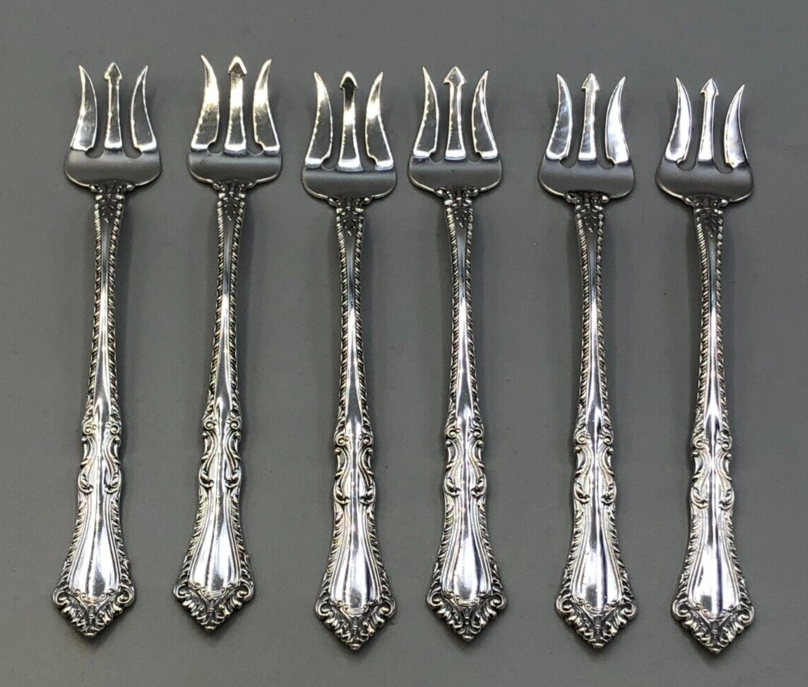 Foxhall by Watson Sterling Silver set of 6 Cocktail Forks 5.5" | eBay