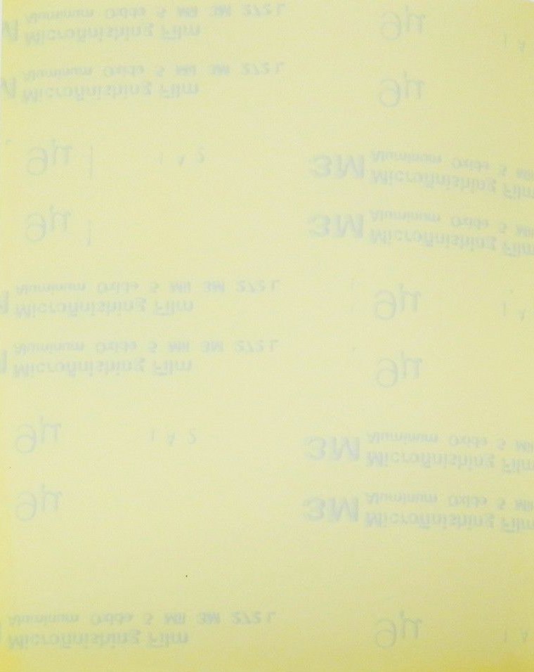 3M Imperial Microfinishing 8-1/2" x 11" Film 9µ 1200 Grit Polishing ...