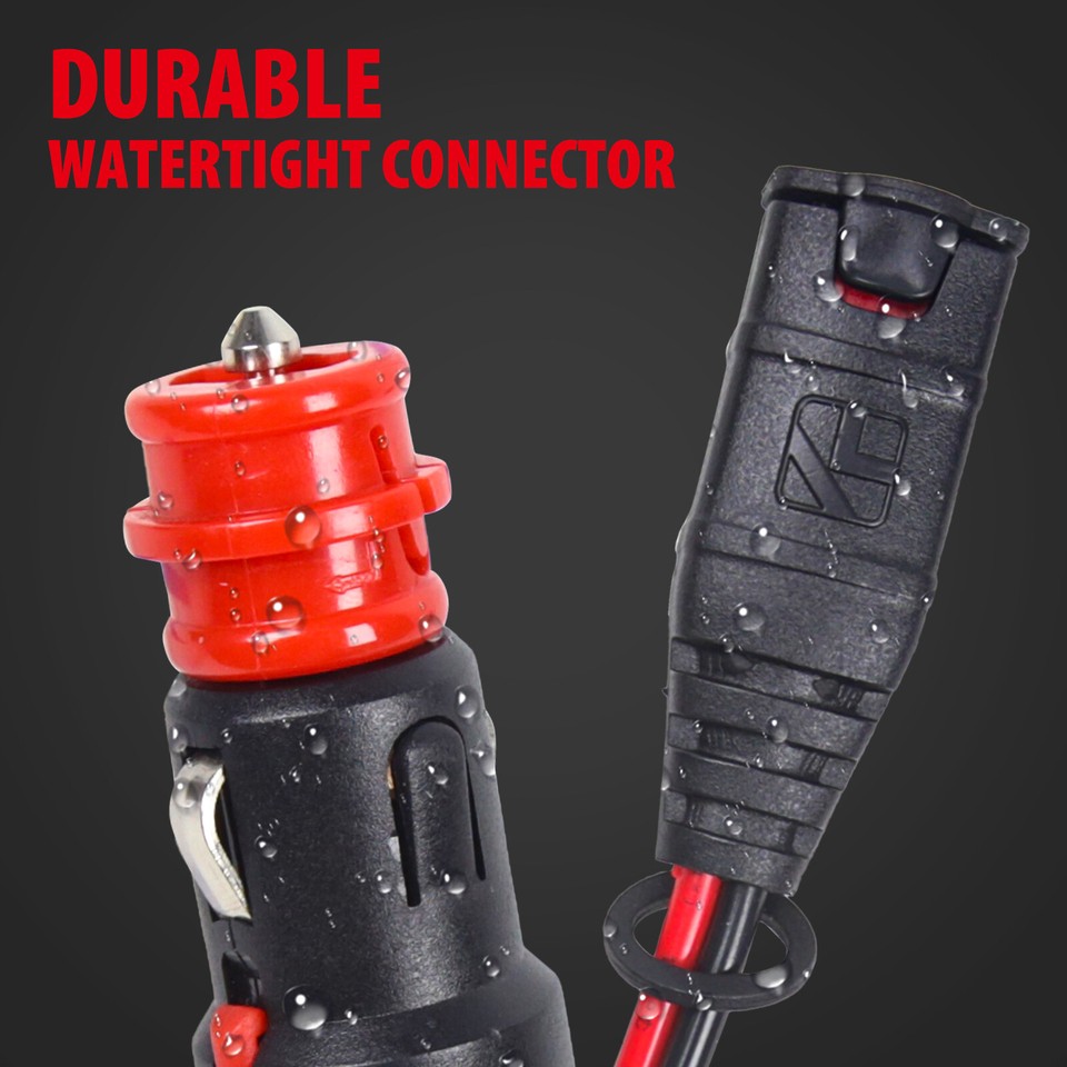 12V Male Plug Genius Smart Battery Chargers Compatible with NOCO GC003 ...